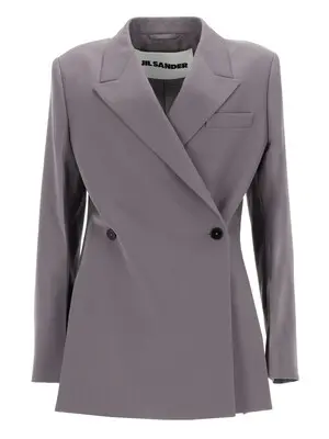JIL SANDER Double-breasted Wool Jacket