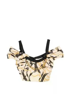 Elisabetta Franchi Chain Print Top