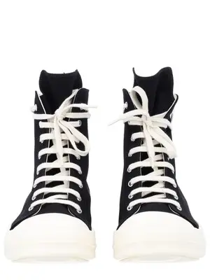 Rick Owens High Denim Sneaker