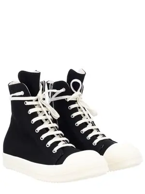 Rick Owens High Denim Sneaker