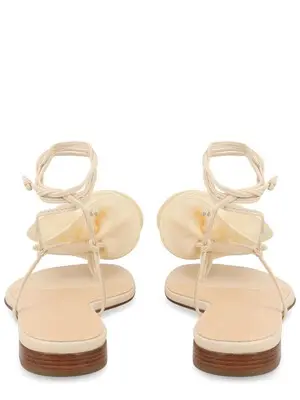 Magda Butrym Sandal With Silk Flower