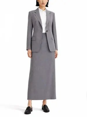 Max Mara Single-breasted Blazer - Grey