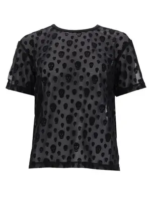 Alexander McQueen T-shirt With Skull Pattern