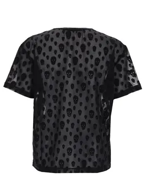 Alexander McQueen T-shirt With Skull Pattern