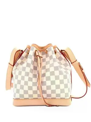 LOUIS VUITTON Noe Handbag Damier Bb Bucket Bag - White