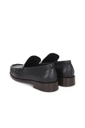 Acne Studios Boafer Ostrich Loafer - Black