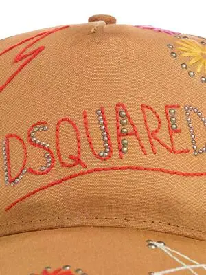 Dsquared2 Embellished Embroidered Baseball Cap