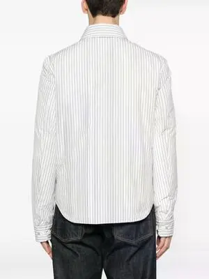 Moncler Reversible Striped Padded Shirt Jacket
