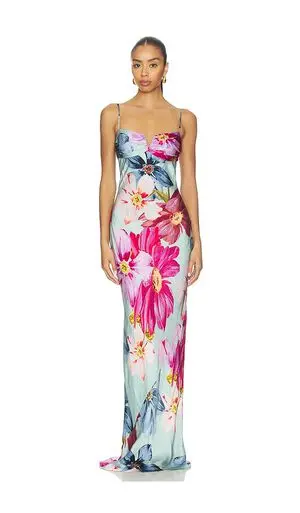 Amanda Uprichard Ira Maxi Dress - Blue