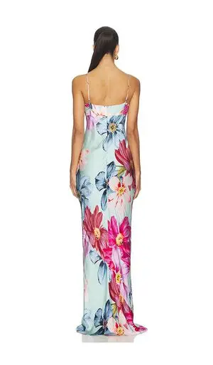 Amanda Uprichard Ira Maxi Dress - Blue