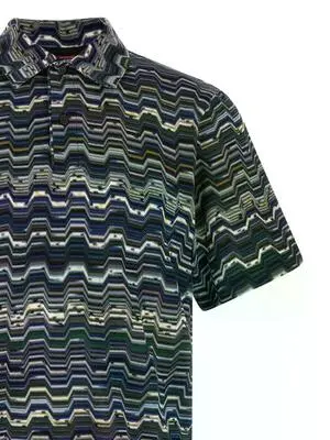 Missoni Zig-zag-pattern Polo Shirt