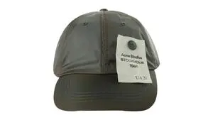 Acne Studios Panel Design Cap - Stone Grey