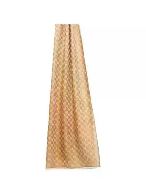 Max Mara Monogram Scarf - Brown