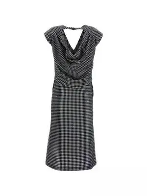 IRIE' Plaid-pattern Midi Dress
