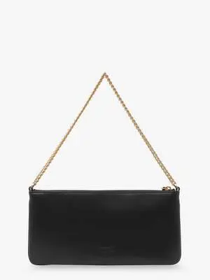 Pinko Horizontal Flat Leather Shoulder Bag