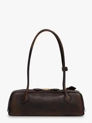 Alaïa Le Teckel Leather Shoulder Bag - Brown