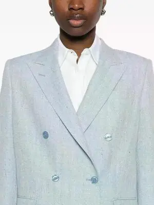 Tagliatore Double-Breasted Blazer Blue