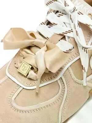 NAKED WOLFE Adorad Lace-up Sneakers - Neutrals