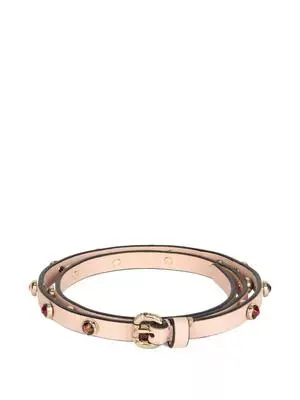 Valentino Garavani Buckle-embellished Belt - Pink