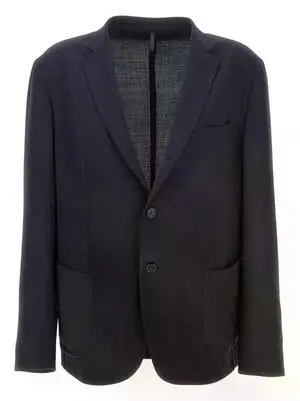 SANTANIELLO Patch-pocket Button Blazer