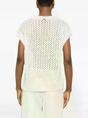 Herno Open-stitch Knitted Top
