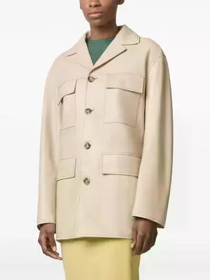 TOD'S Leather Flap-pocket Jacket