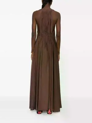 ERMANNO FIRENZE Embroidered Maxi Dress