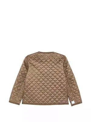 Max Mara Quilted Button Coat