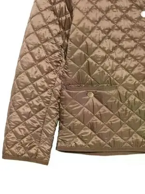 Max Mara Quilted Button Coat