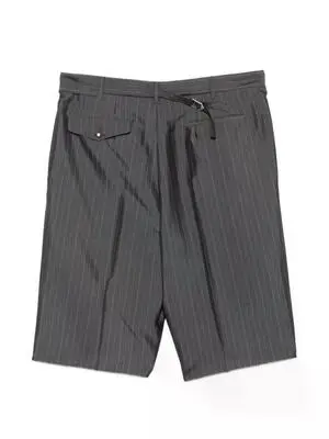 MAGLIANO Pinstripe Buckled-tabs Shorts