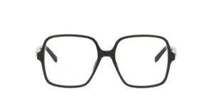 Gucci Full Rim Rectangle Eyeglasses - Black