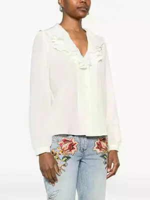 Etro Ruffled Silk Blouse