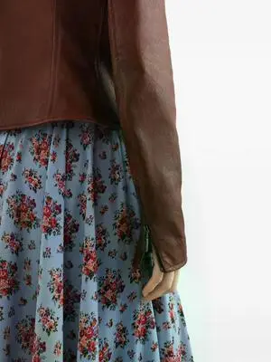Dolce & Gabbana Pocket Zip-fastening Leather Jacket