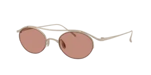 Giorgio Armani Round Sunglasses - Dark Violet