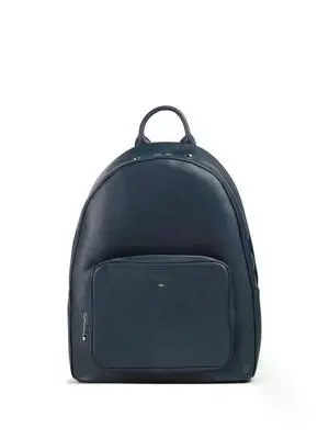 DOUCAL'S Leather Zip Backpack