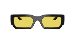 Versace Rectangle Frame Sunglasses - Yellow