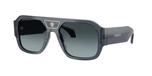 Versace Full Rim Sunglasses - Blue Gradient Grey