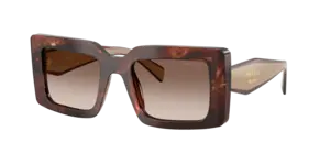 Prada PRADA PR D01S Sunglasses Brown Gradient