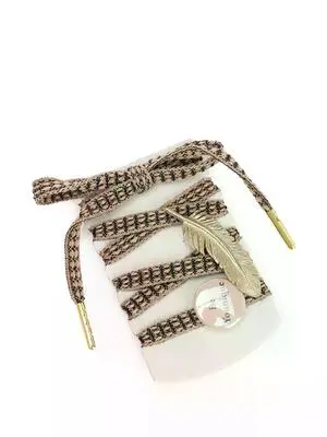 GOLDEN GOOSE Charm-detail Shoelaces - Neutrals