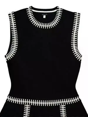 Johanna Ortiz Sleeveless Maxi Dress - Black