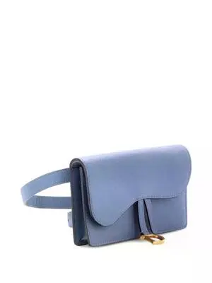 Dior Saddle Rectangular Leather Belt Bag