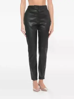 Antonelli Firenze Leather Straight Trousers