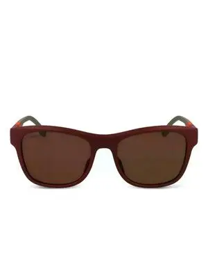 Lacoste Square-frame Sunglasses - Red