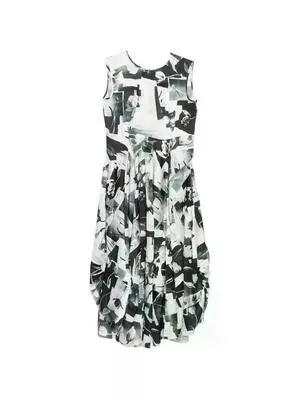 High Sparky Graphic Print Midi Dress
