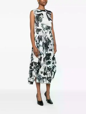 High Sparky Graphic Print Midi Dress