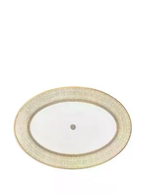Shanghai Tang Tang Shou Oval Plate - White
