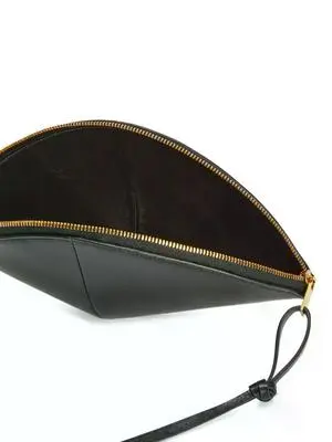 JIL SANDER Curved Wrist-strap Clutch Bag