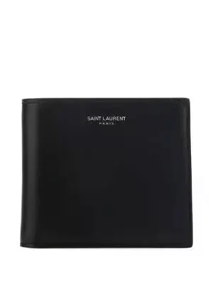 Saint Laurent Leather Wallet - Black
