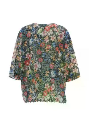 IRIE' Floral-print V-neck Blouse