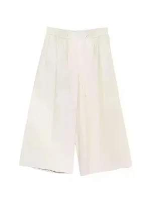 YVES SALOMON Drawstring Leather Trousers